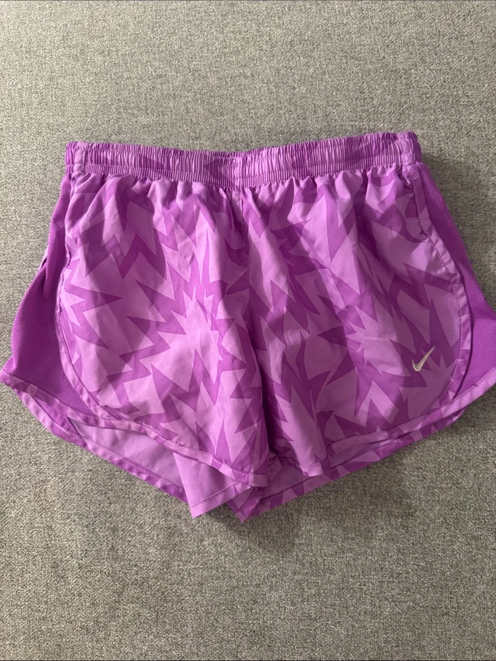 Nike | Bottoms | 55 Nike Lavender Graphic Running Shorts | Poshmark